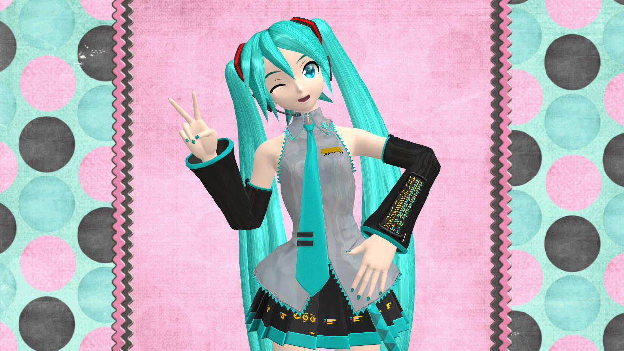 (MMD) Simple Peace Sign Pose + DL by mmdlover44 on DeviantArt