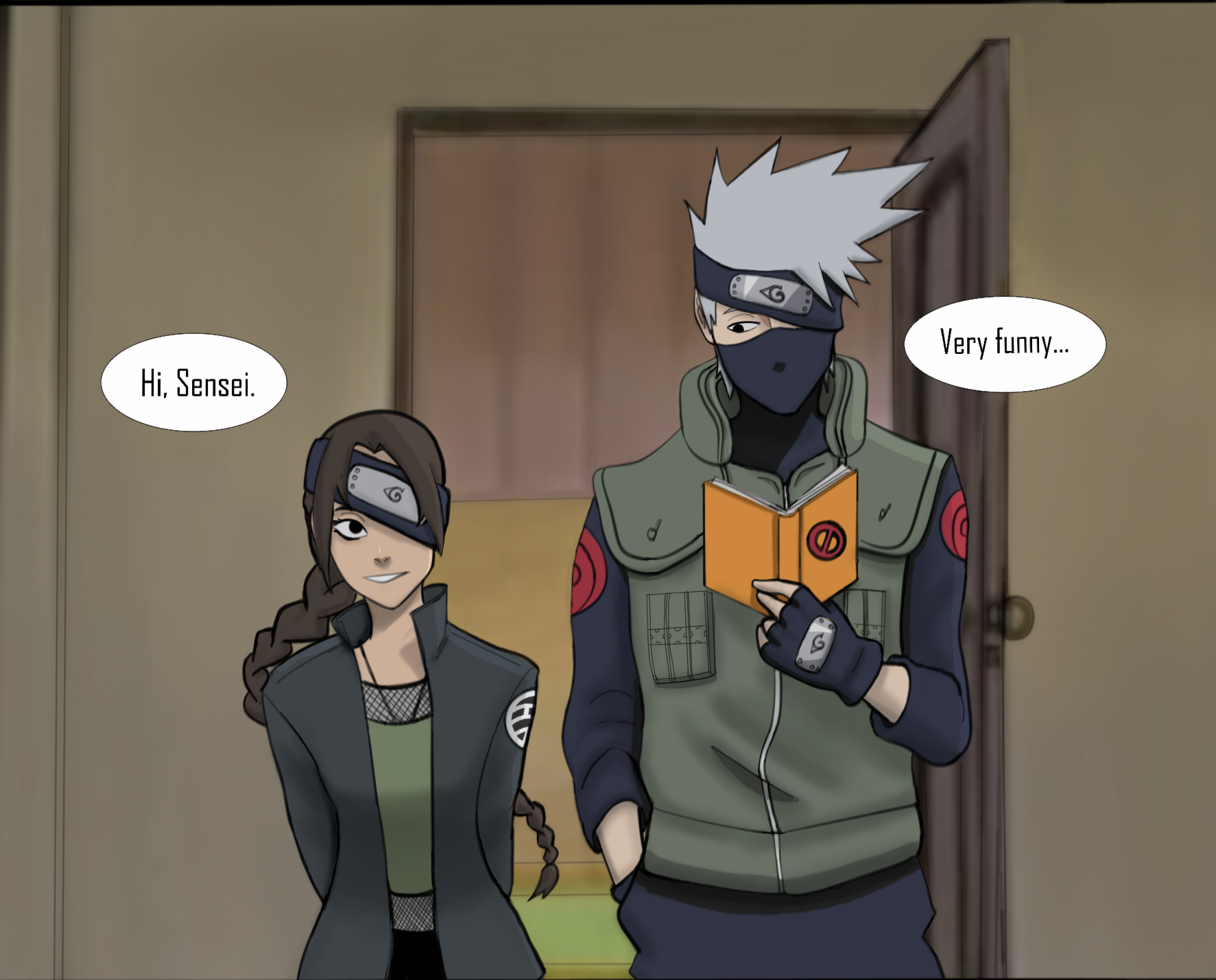 Shikako and Kakashi by MaoIsSleepy on DeviantArt
