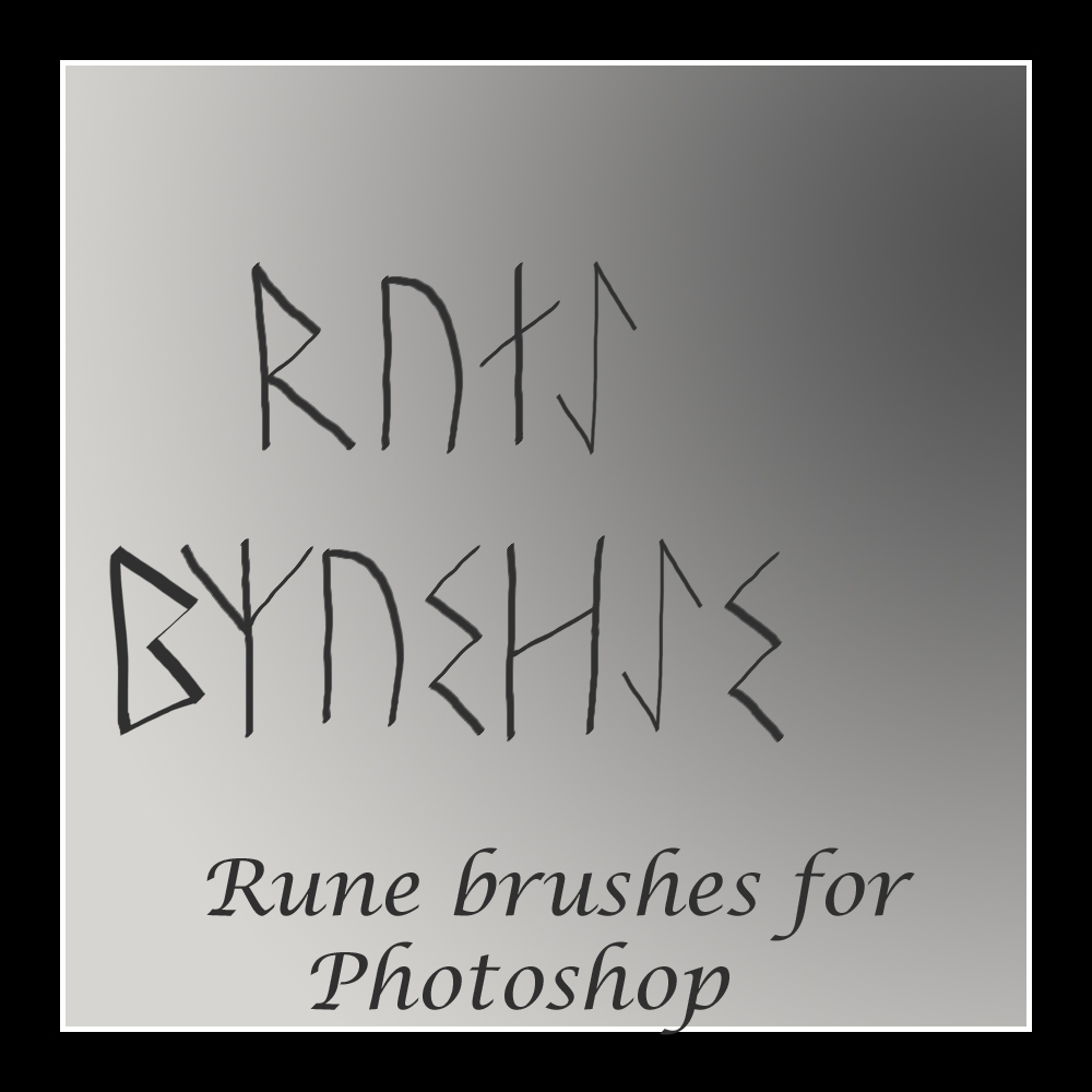 Rune brushes by yuele on DeviantArt