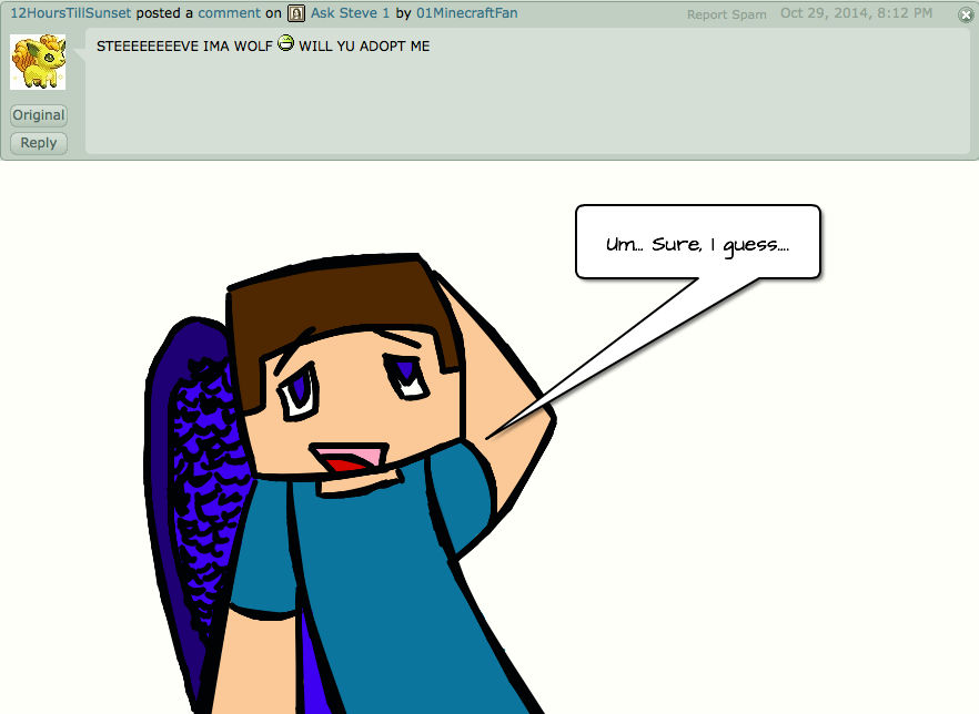 Ask Steve 2 by McKiath on DeviantArt