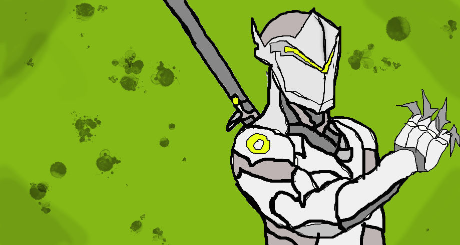 Genji Drawing by benwal on DeviantArt