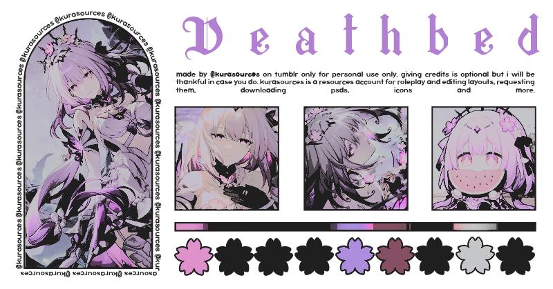 [ PSD 063 ] DEATHBED by kirasources on DeviantArt