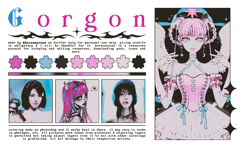 [ PSD 100 ] GORGON by kirasources on DeviantArt