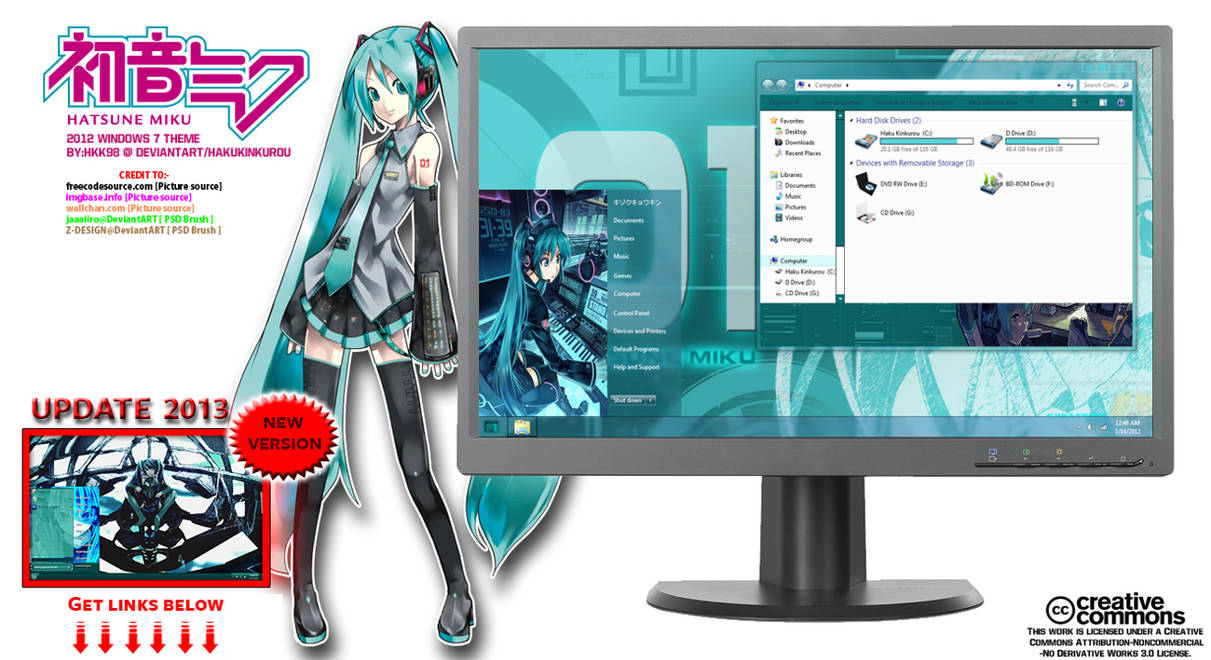 [ 2012 theme ] Hatsune Miku 2.0.1.2 by HKK98 on DeviantArt