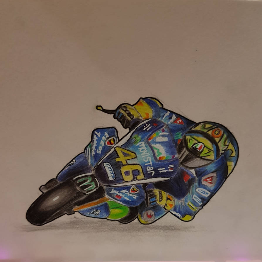 Valentino Rossi by aziananhhahaz on DeviantArt