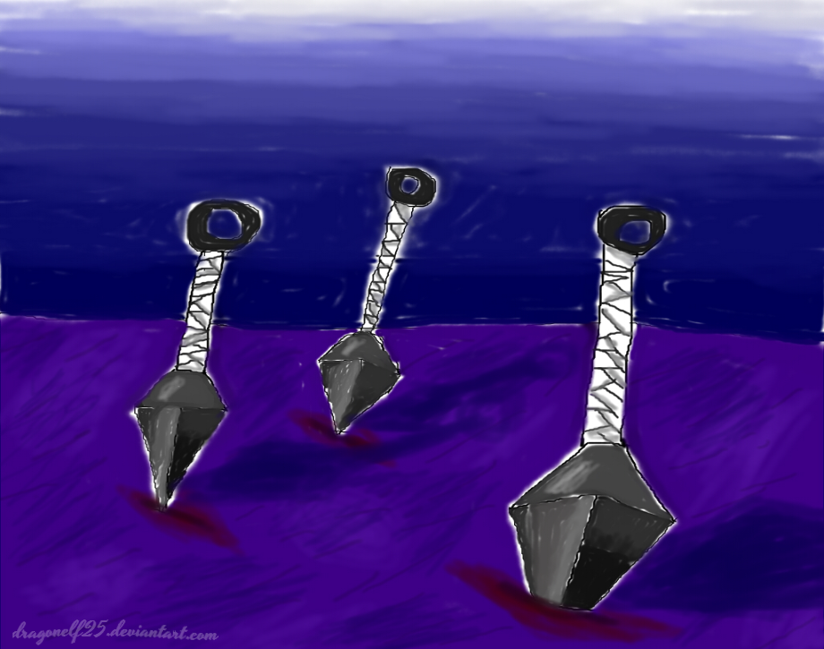 Kunai by dragonelf25 on DeviantArt