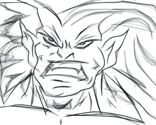 blanka black and white by DorkaboutArt on DeviantArt