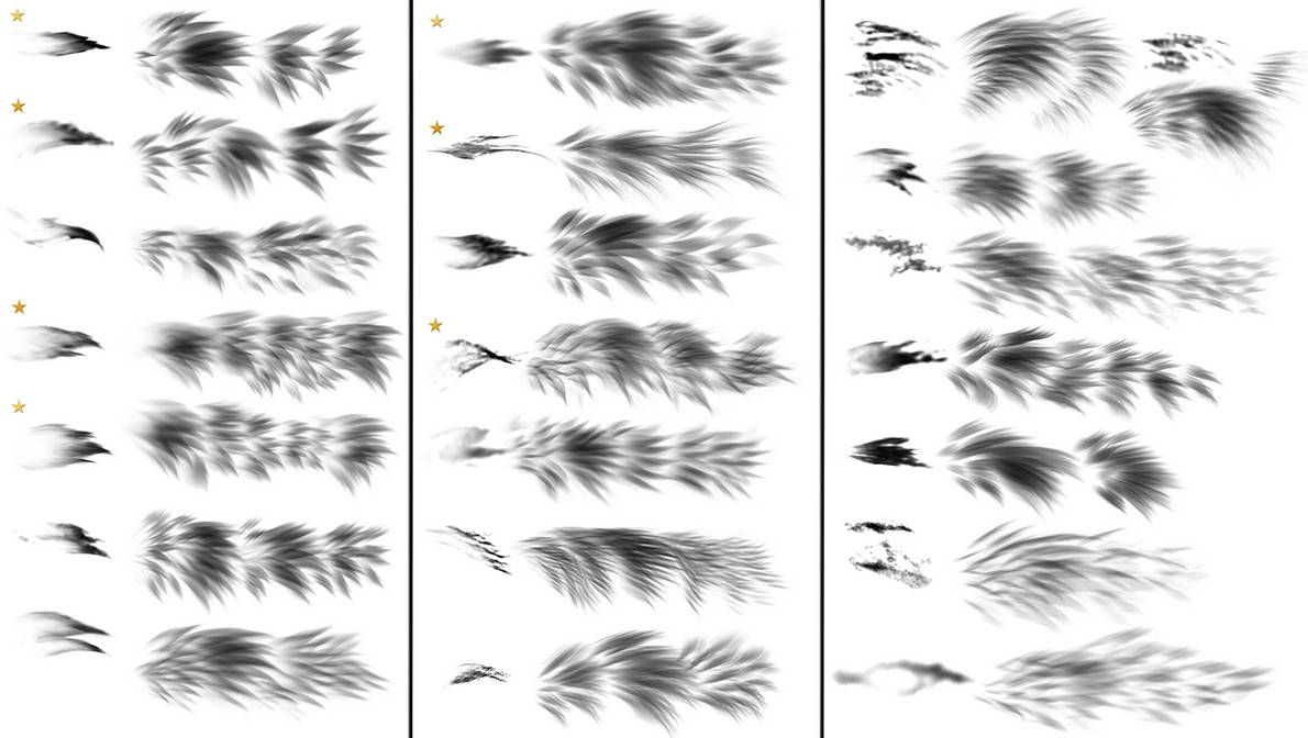 Free October 2021 fur brushes +procreate option by Chickenbusiness on ...