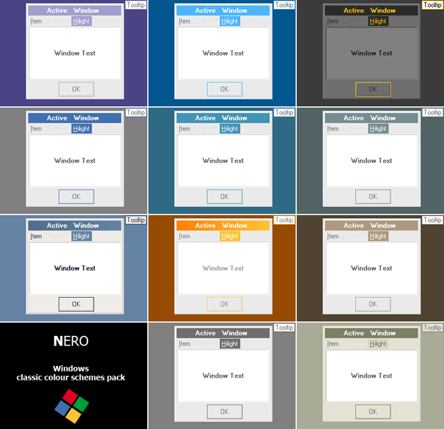 NERO classic schemes pack by Nero44 on DeviantArt
