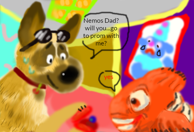 marmaduke x nemos dad by Lawleitspuppy on DeviantArt