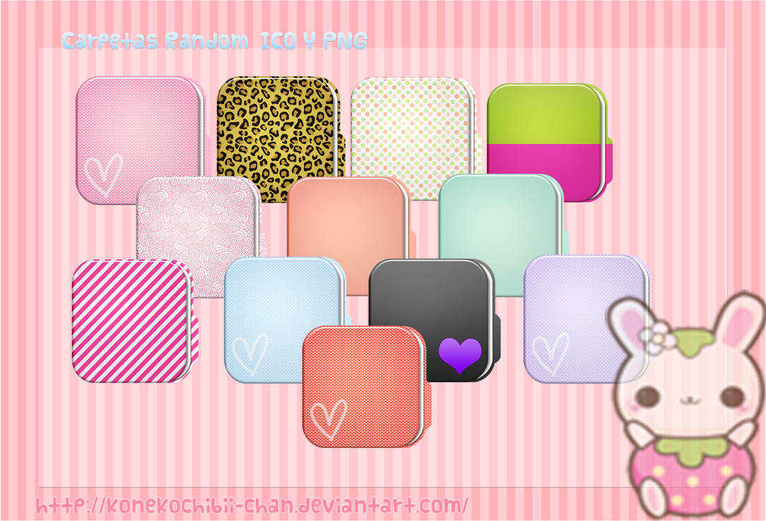 pack Carpetas Random DROID ( ICO y PNG ) by KonekoChibii-Chan on DeviantArt
