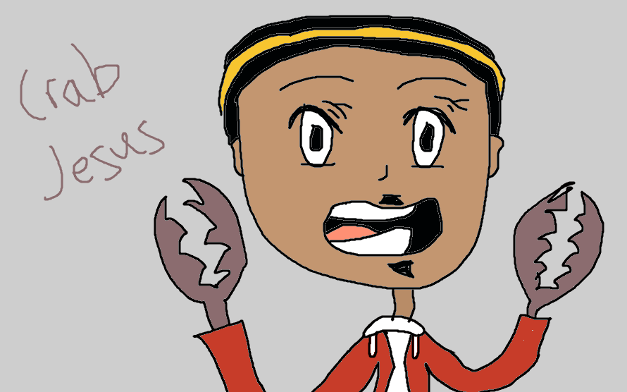 crab jesus by yousifina on DeviantArt