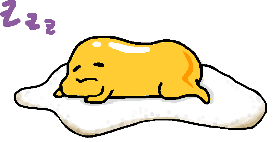 Sleepy Gudetama by SayDraws on DeviantArt