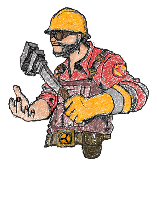 Team Fortress 2 Engineer by Benpache1148 on DeviantArt