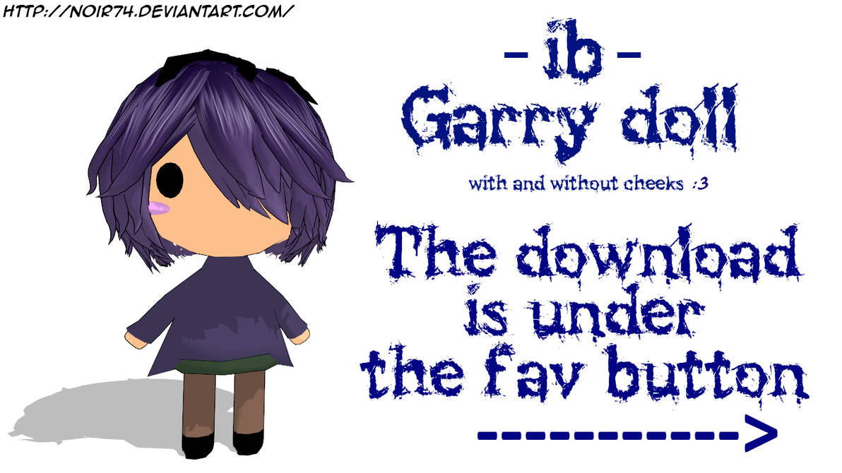 IB MMD_Garry Doll DL by Noir74 on DeviantArt