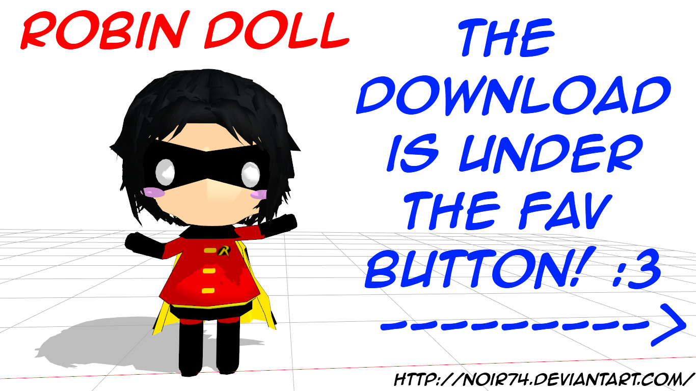 Batman MMD_Robin Doll DL by Noir74 on DeviantArt
