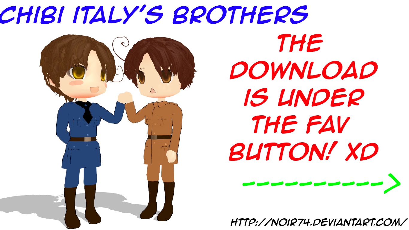 Hetalia MMD_Chibi Italy's Bro DL by Noir74 on DeviantArt
