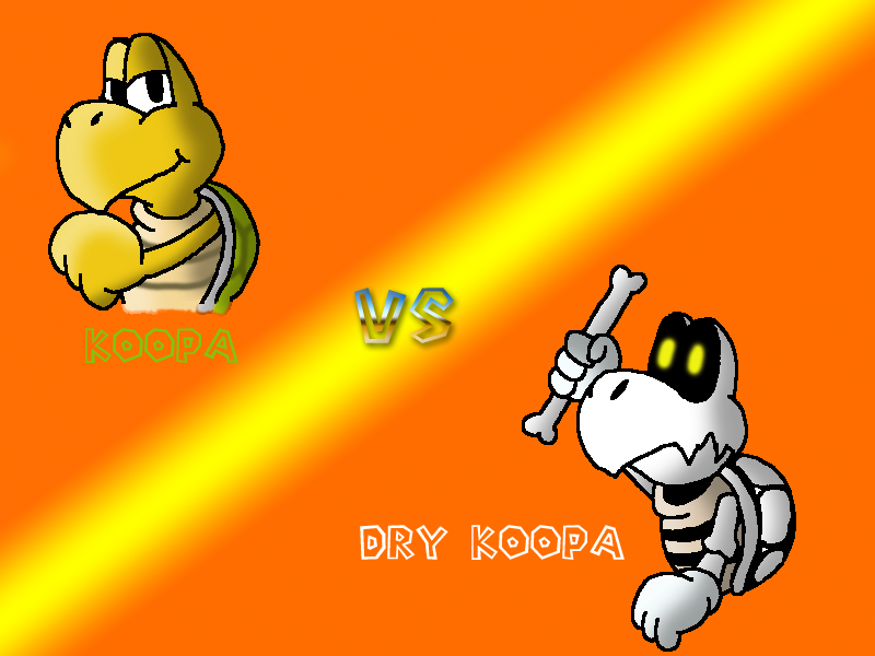 Koopa vs Dry Koopa by boomerbro6 on DeviantArt