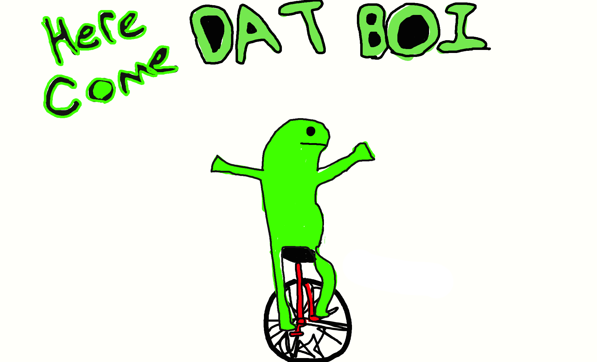 HERE COME DAT BOI by Dayshiftatdoggos on DeviantArt