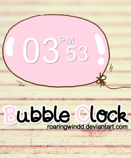 Bubble Clock by RoaringWindd on DeviantArt