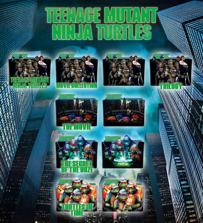 Teenage Mutant Ninja Turtles - 90's Movies (Icons) by redwinner on ...