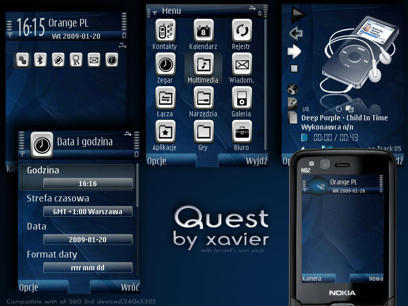 Quest Symbian theme by Xavier-Themes on DeviantArt