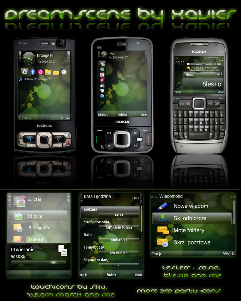 Dreamscene Symbian theme by Xavier-Themes on DeviantArt