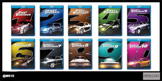 Fast and Furious Icon Pack 3 by M616 by M616 on DeviantArt