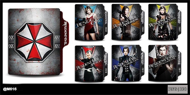 Resident Evil Collection - Folder Icon-Pack by M616 on DeviantArt