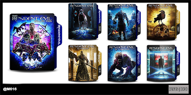 Resident Evil Collection - Folder Icon-Pack 2 by M616 on DeviantArt