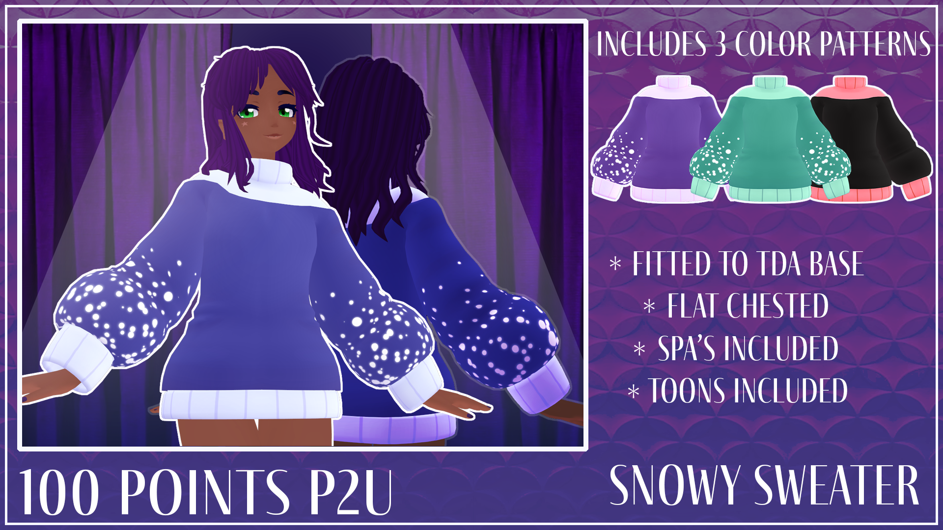 [MMD] P2U Snowy Sweater by tyInstincts on DeviantArt