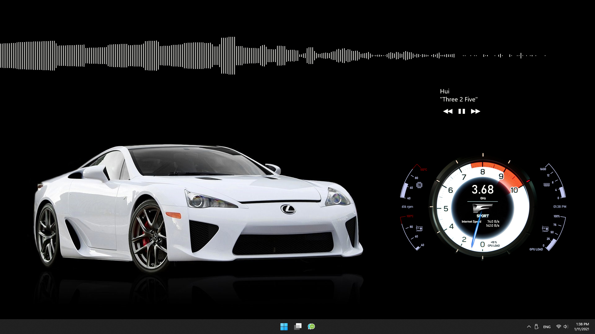 (FullScreen) NowPlaying+Visualizer by Hui531 on DeviantArt