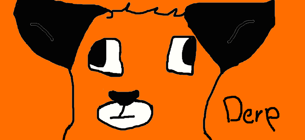 fire da derpy fox by gummi-fox on DeviantArt