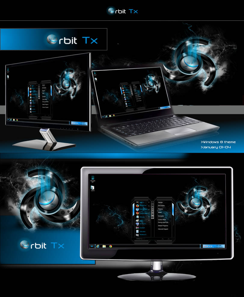 Windows 8 Theme Orbit TX (CM) by tono3022 on DeviantArt