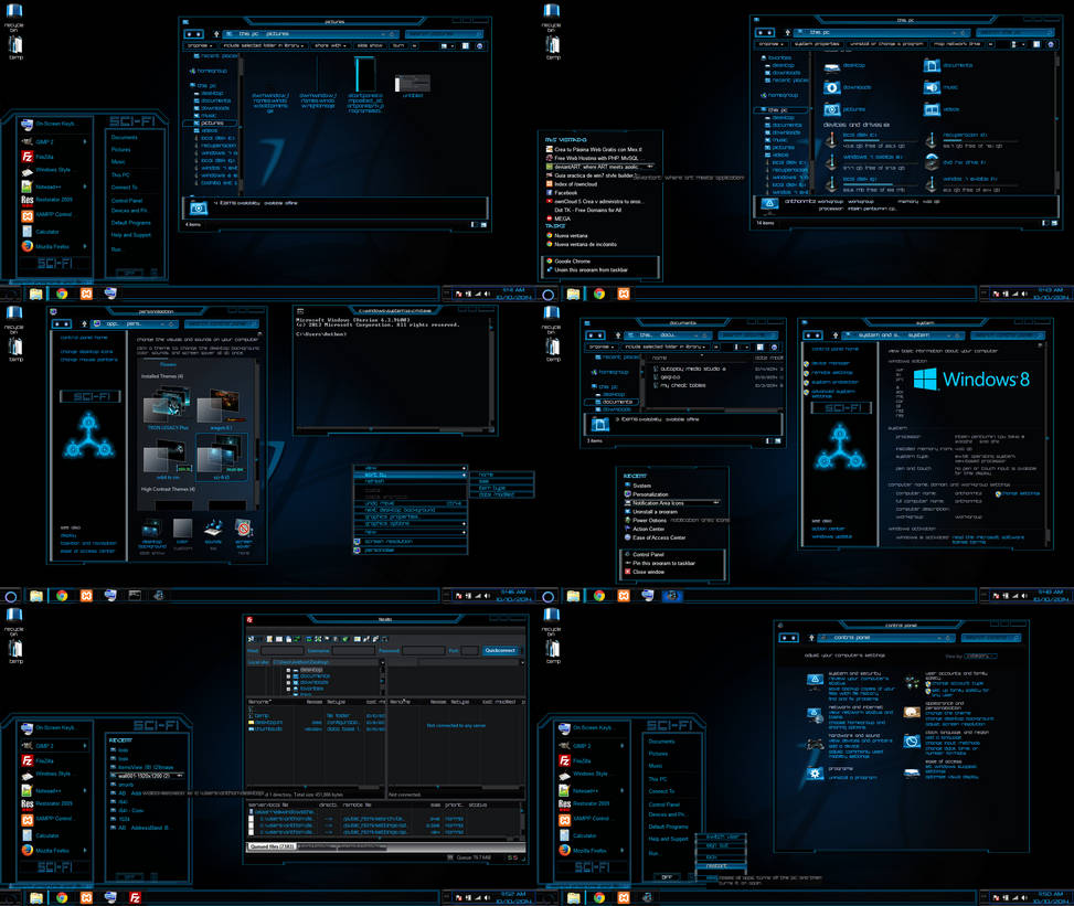 Windows 8.1 theme new sci-fi by tono3022 on DeviantArt