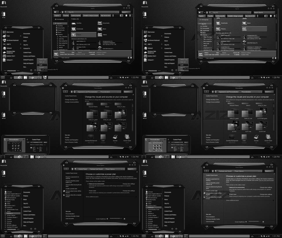 link Windows 8.1 Theme Aziz dark by tono3022 on DeviantArt