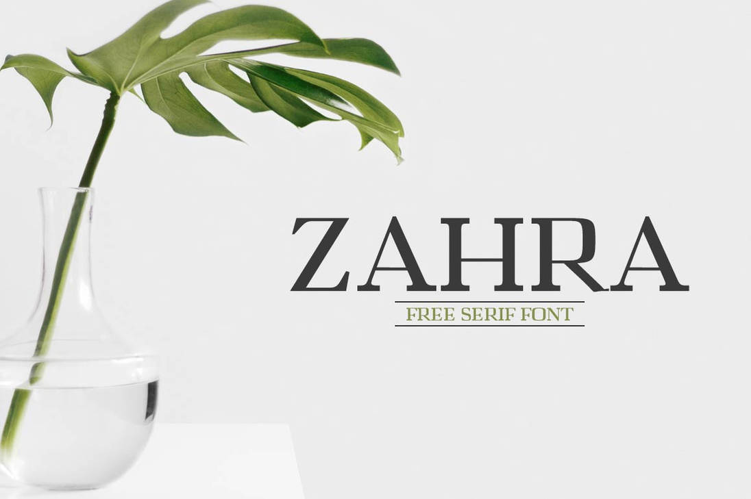 Free Zahra Serif Font by symufa on DeviantArt