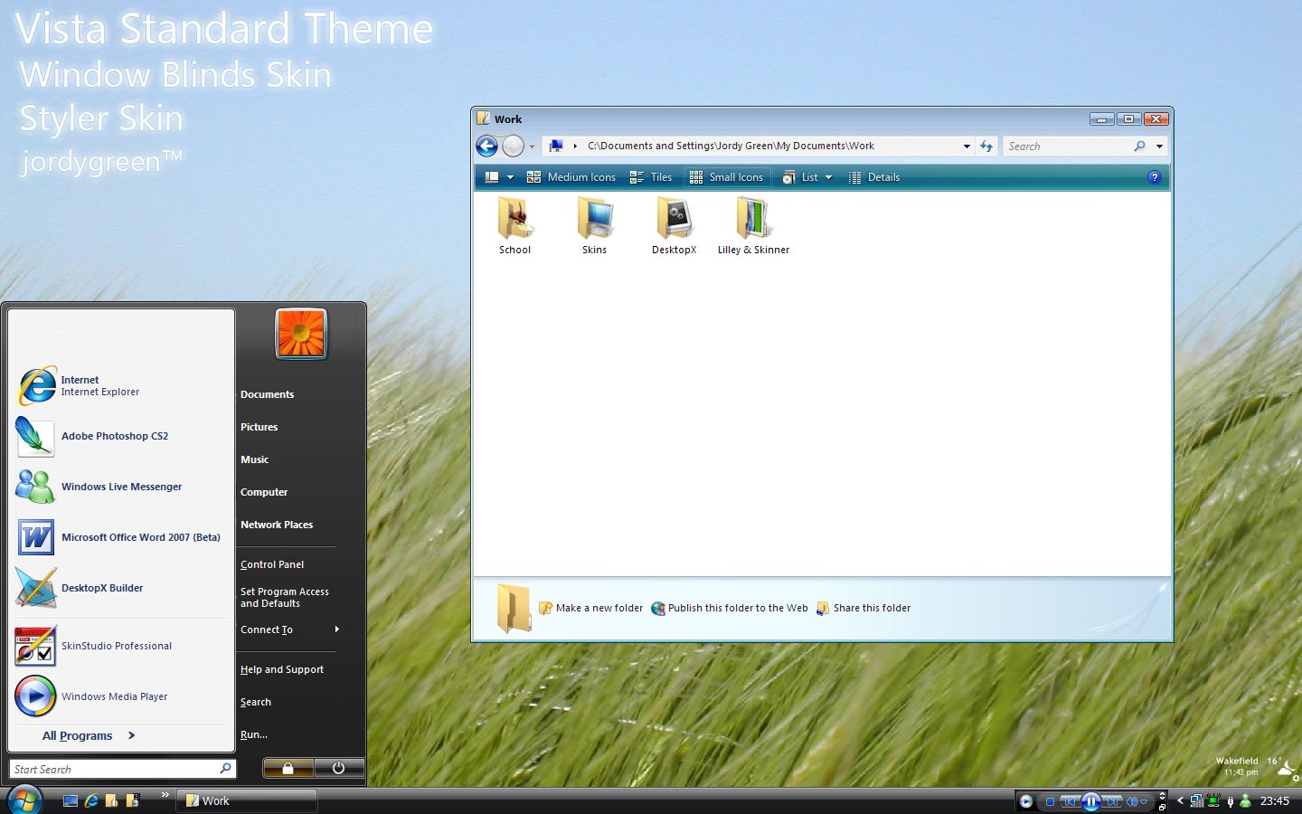 Vista Standard Theme by jordygreen on DeviantArt