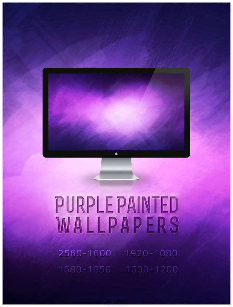 Purple Painted Wallpapers by YANNIArt on DeviantArt