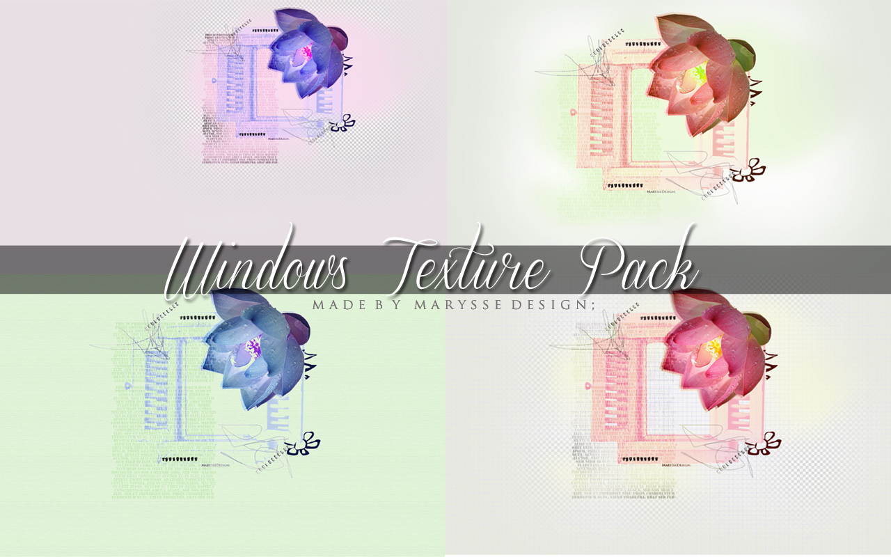 Windows Texture Pack by Marysse93 on DeviantArt
