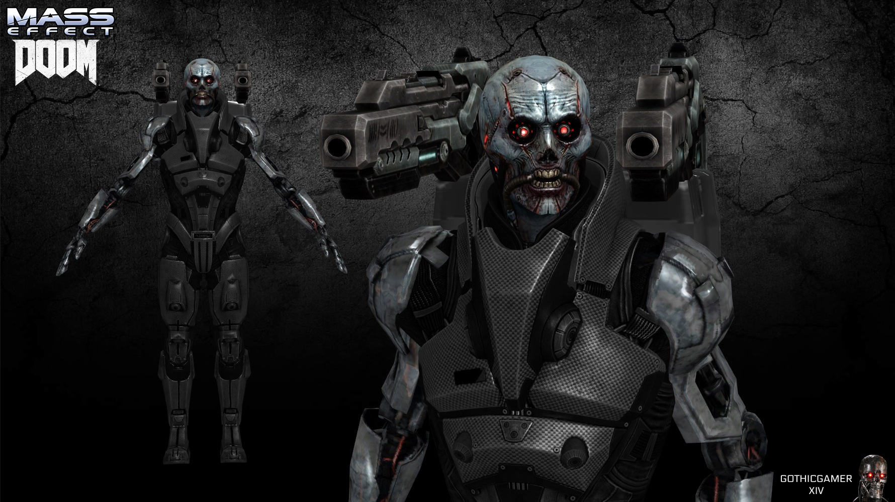 MassEffect-DOOM Revenant (XPS) by GothicGamerXIV on DeviantArt