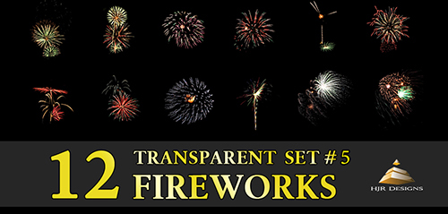 12 Transparent Fireworks Set 5 by HJR-Designs on DeviantArt