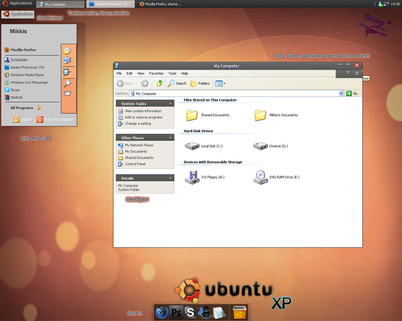 Ubunto XP Final by enterZ on DeviantArt