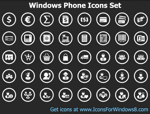 Windows Phone Icons Set by Ikont on DeviantArt