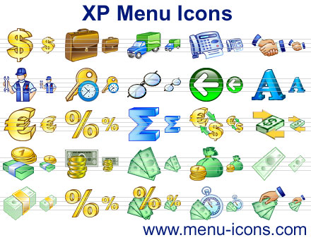 XP Menu Icons by Ikont on DeviantArt