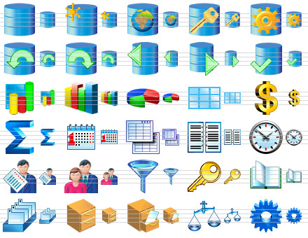 Database Software Icons by Ikont on DeviantArt