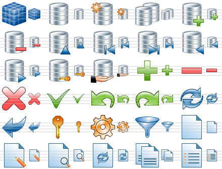 Database Toolbar Icons by Ikont on DeviantArt
