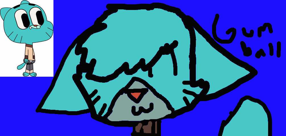 how i draw Gumball by LillyThePokemonWolf on DeviantArt
