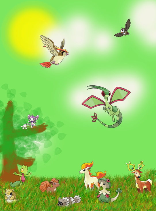 Pokemon Land by akamaru13 on DeviantArt