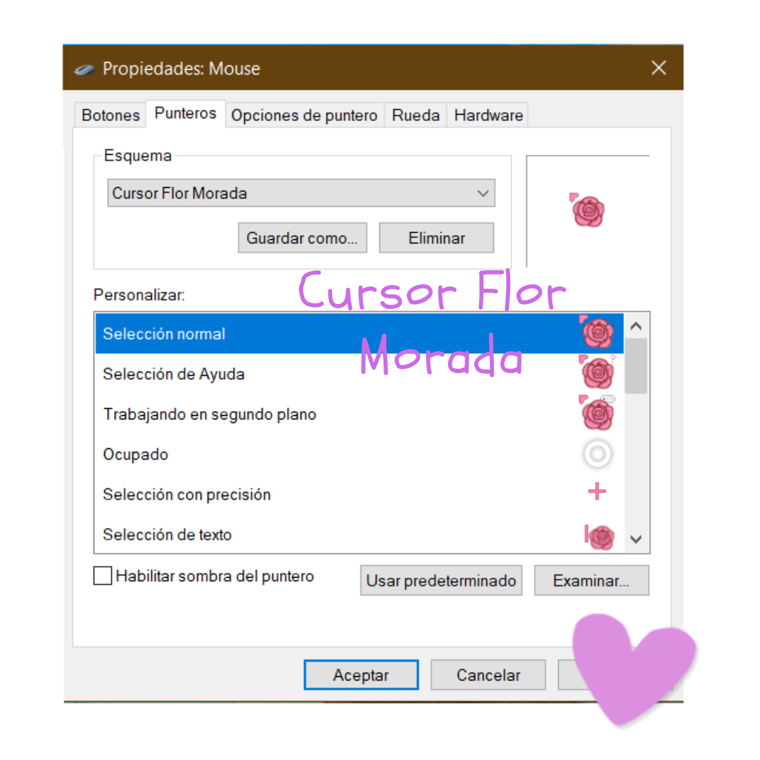 Cursor Flor Morada by OriKawaiii88 on DeviantArt